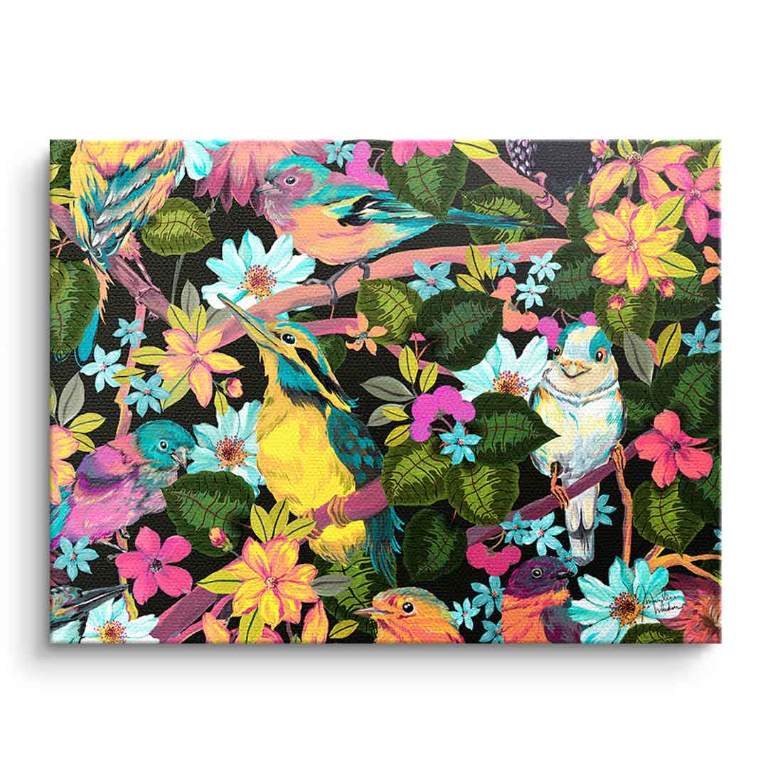 Canvas Art Flowers Birds Flowers Birds Animals Plants floral Wall Art