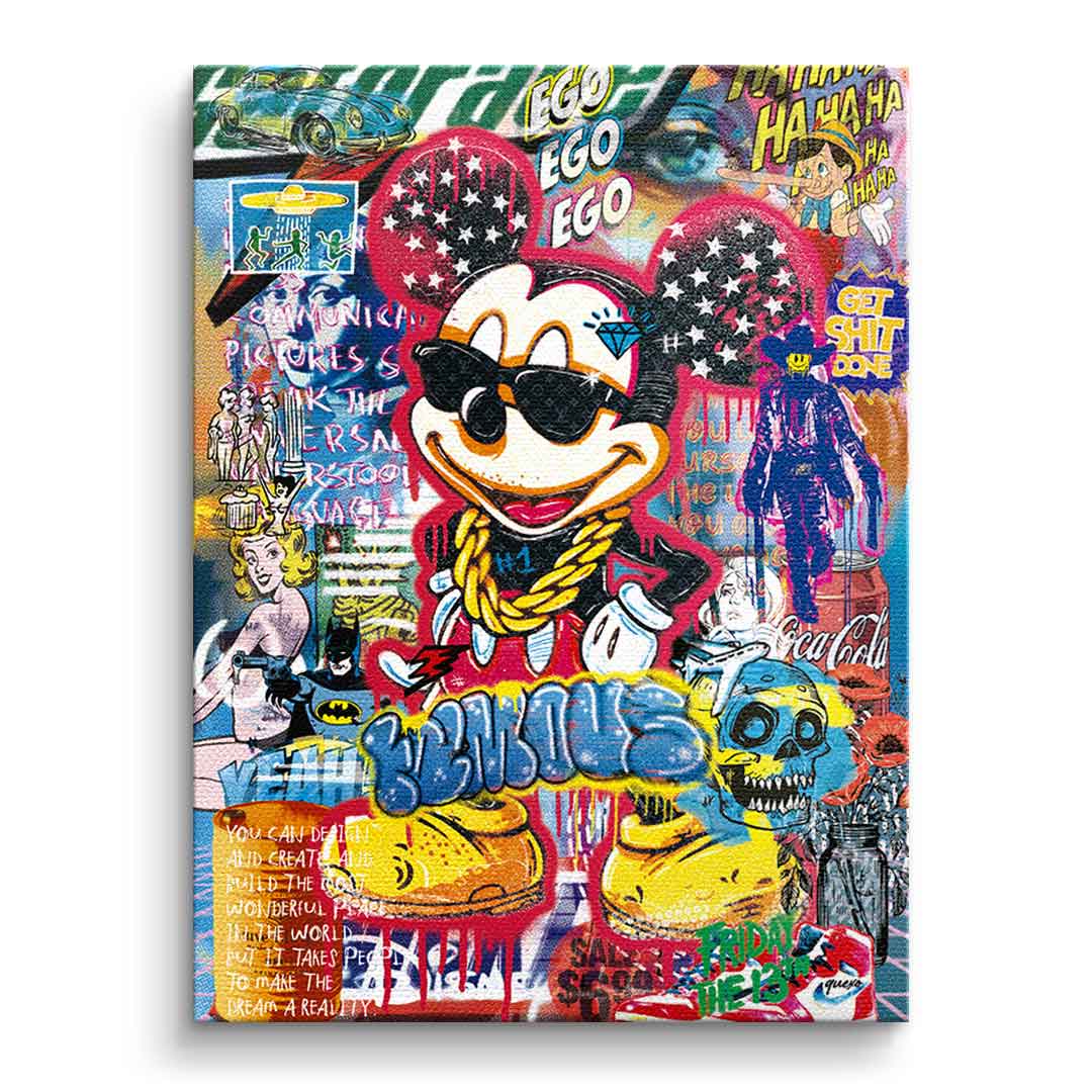 Canvas Art Mickey Mouse Mickey Mouse Pop Art Art Print Wall Art