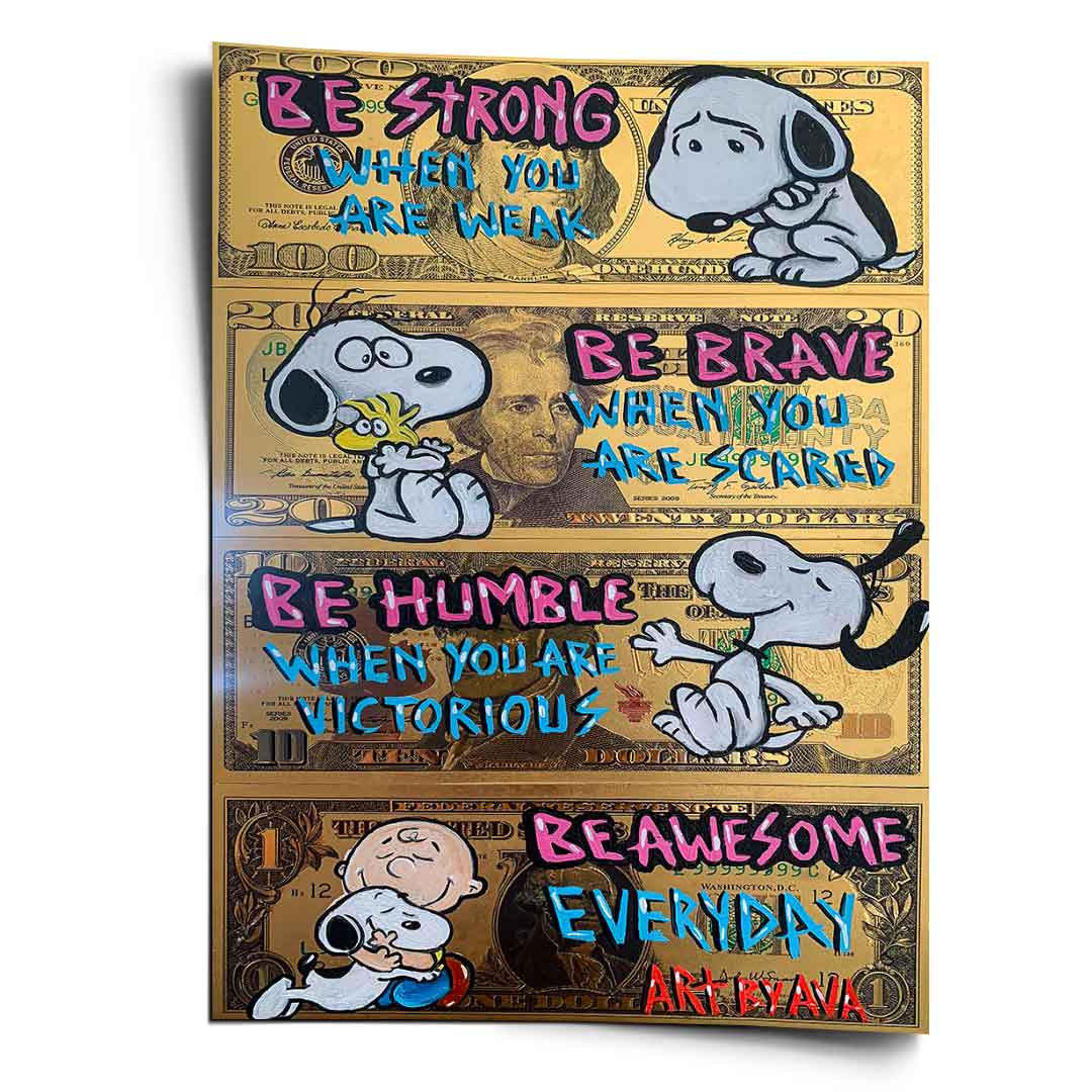 Poster Awesome Snoopy art print Wall Art