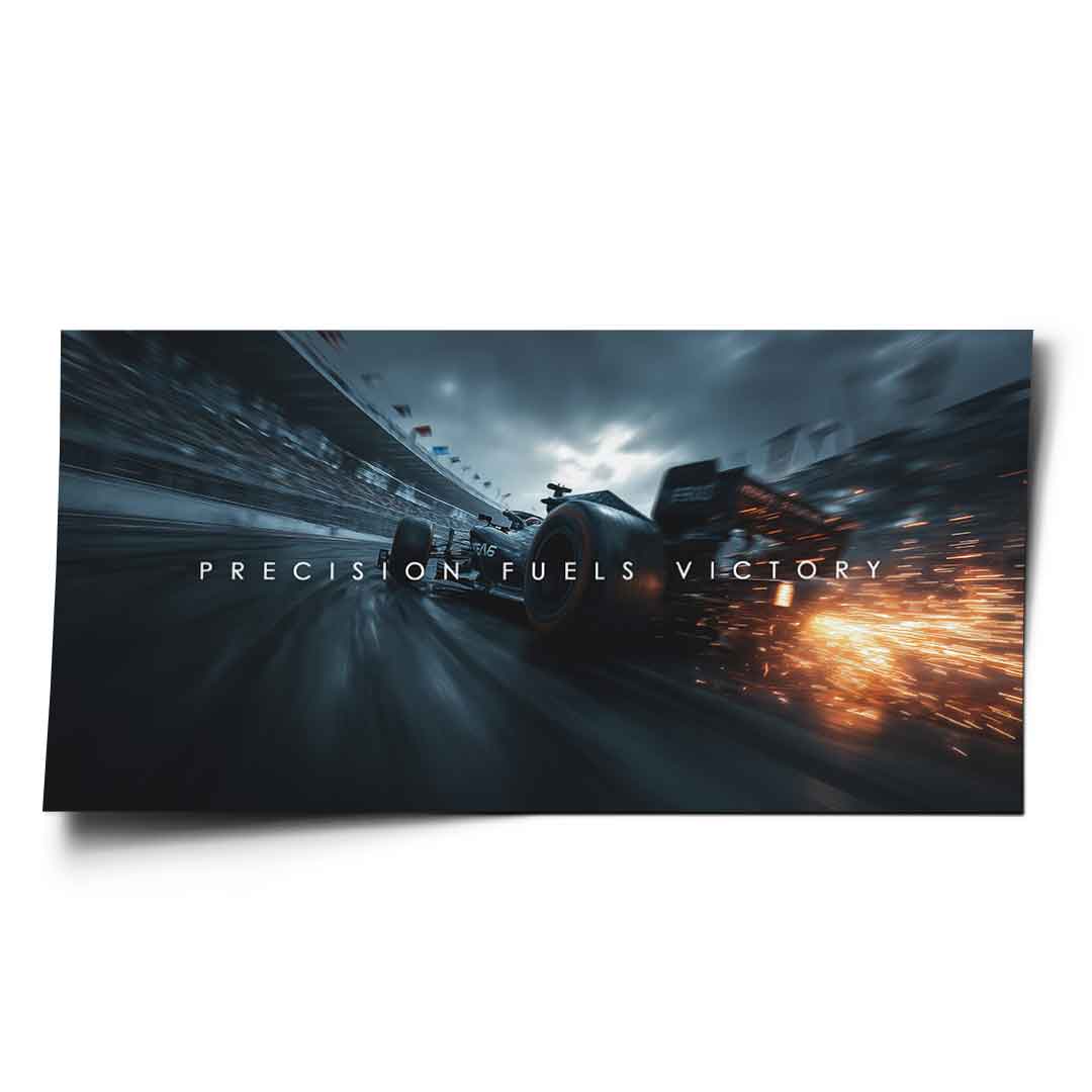 Poster Precision Fuels Victory Kunstdruck Wandbild