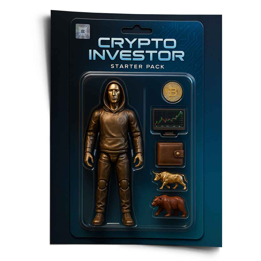 Poster Starter Pack CRYPTO INVESTOR Kunstdruck Wandbild
