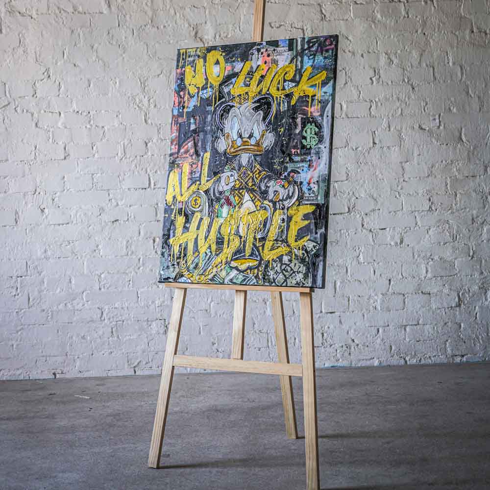 No Luck All Hustle | Gemälde
