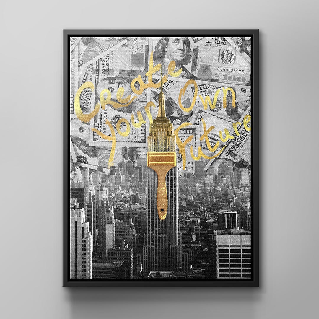 Motivational Success Mural - New York City Empire State Building - C