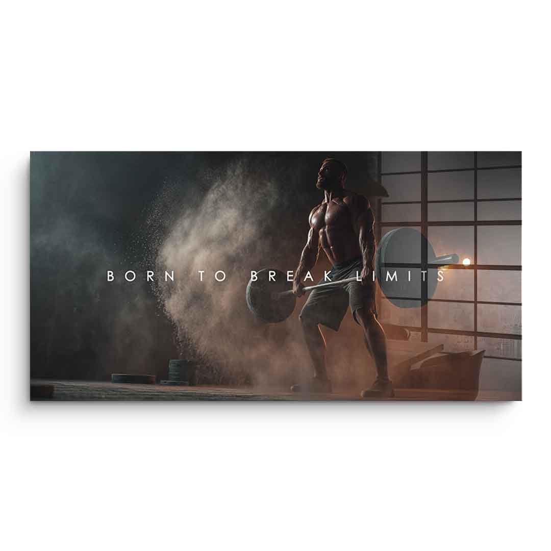 Acrylic Glass Art Born to Break Limits Art Print Wall Art