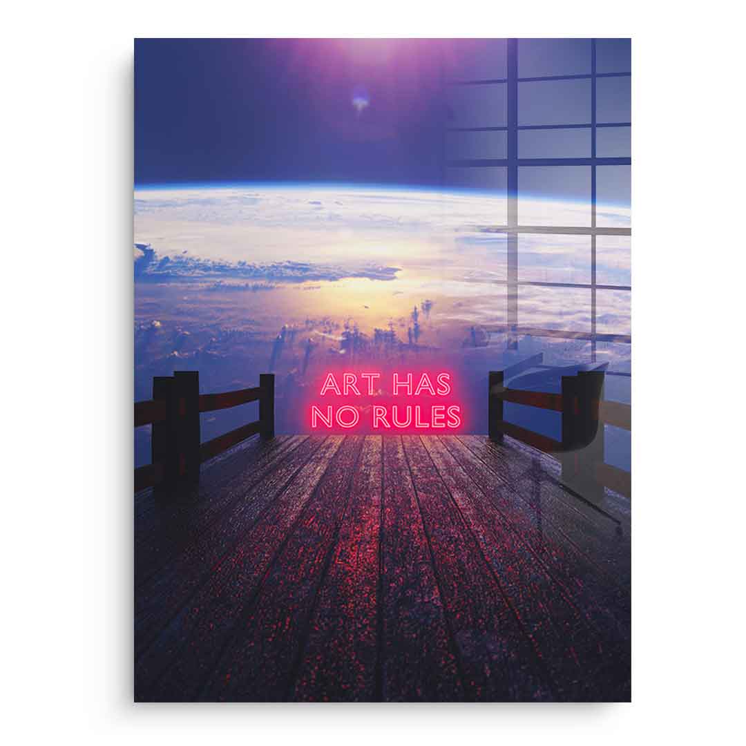 Acrylic Glass Art Breakthrough Art Art AI AI generated Wall Art