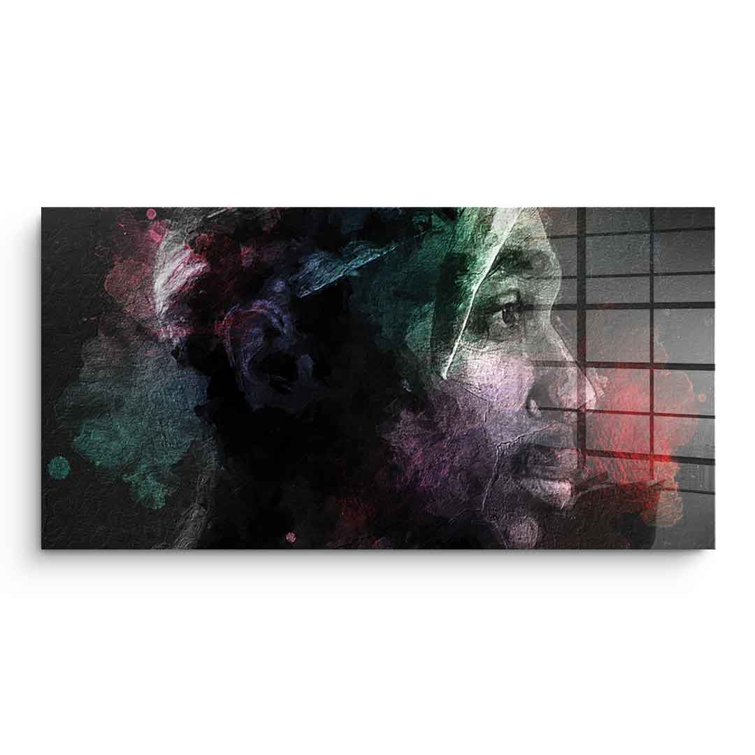 Acrylglasbild Tupac Vision 2pac Shakur Wandbild Kunstdruck – DOTCOMCANVAS®
