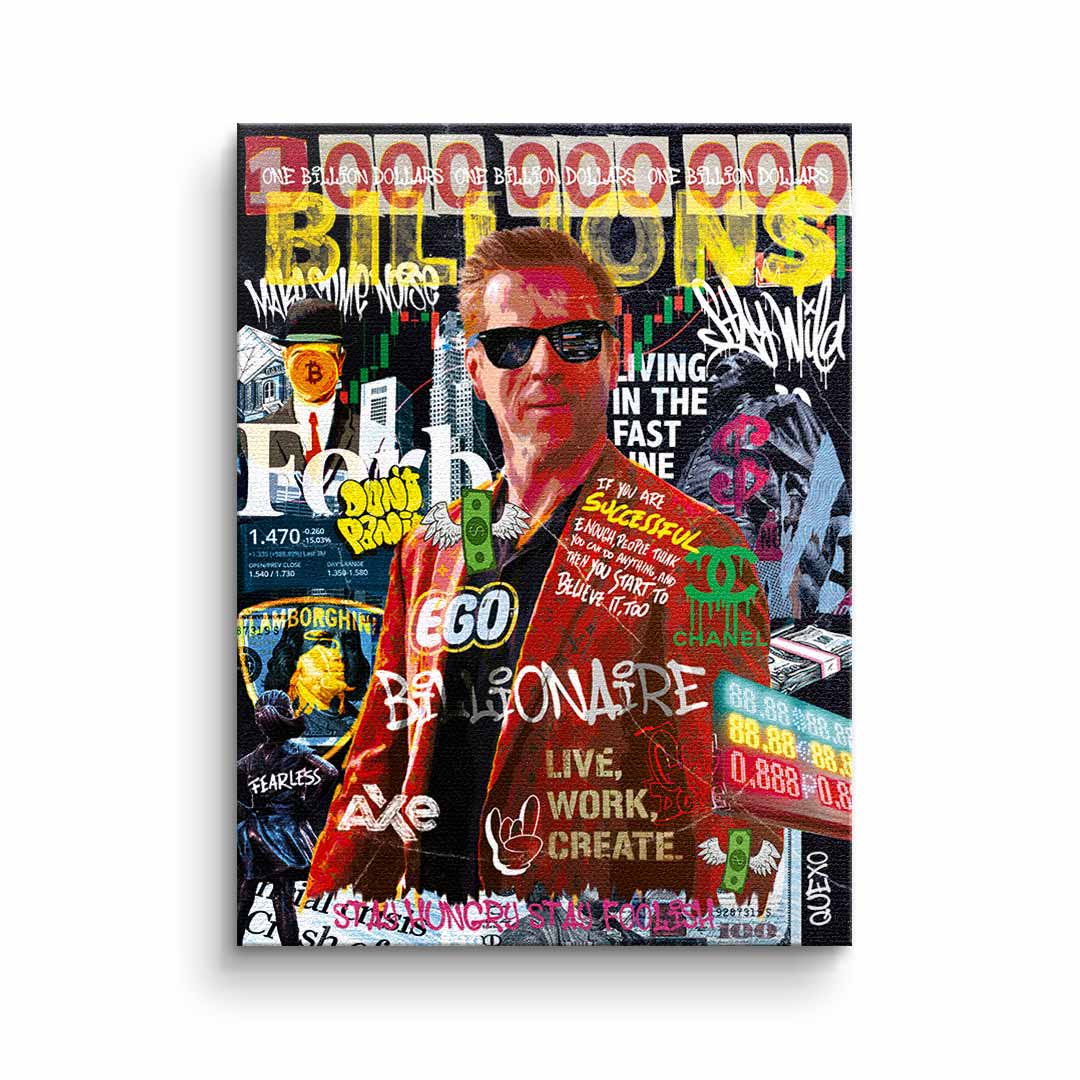Canvas print Billions poster TV and film Pop Art portrait – DOTCOMCANVAS®