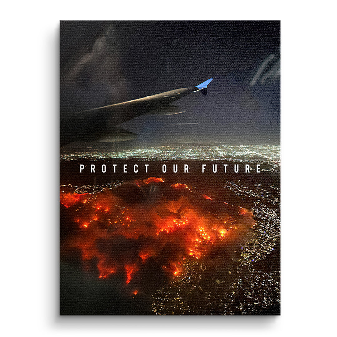 Leinwandbild Protect our Future No 1 protect our future Kunstdruck