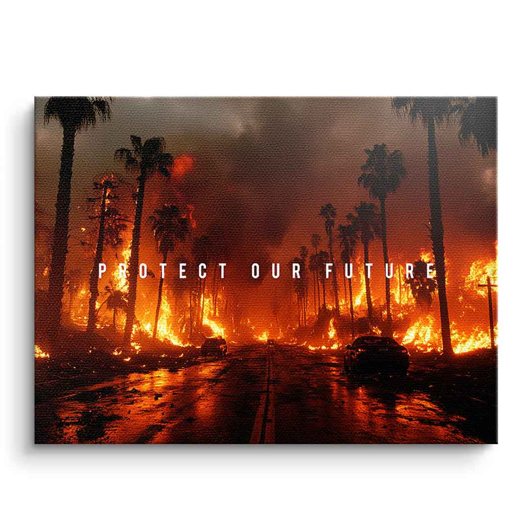 Canvas Art Protect our future No 2 protect our future art print