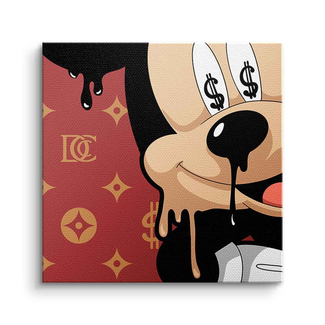 Canvas Art Melting Mickey Mouse Mickey Mouse Wall Art Art print ...
