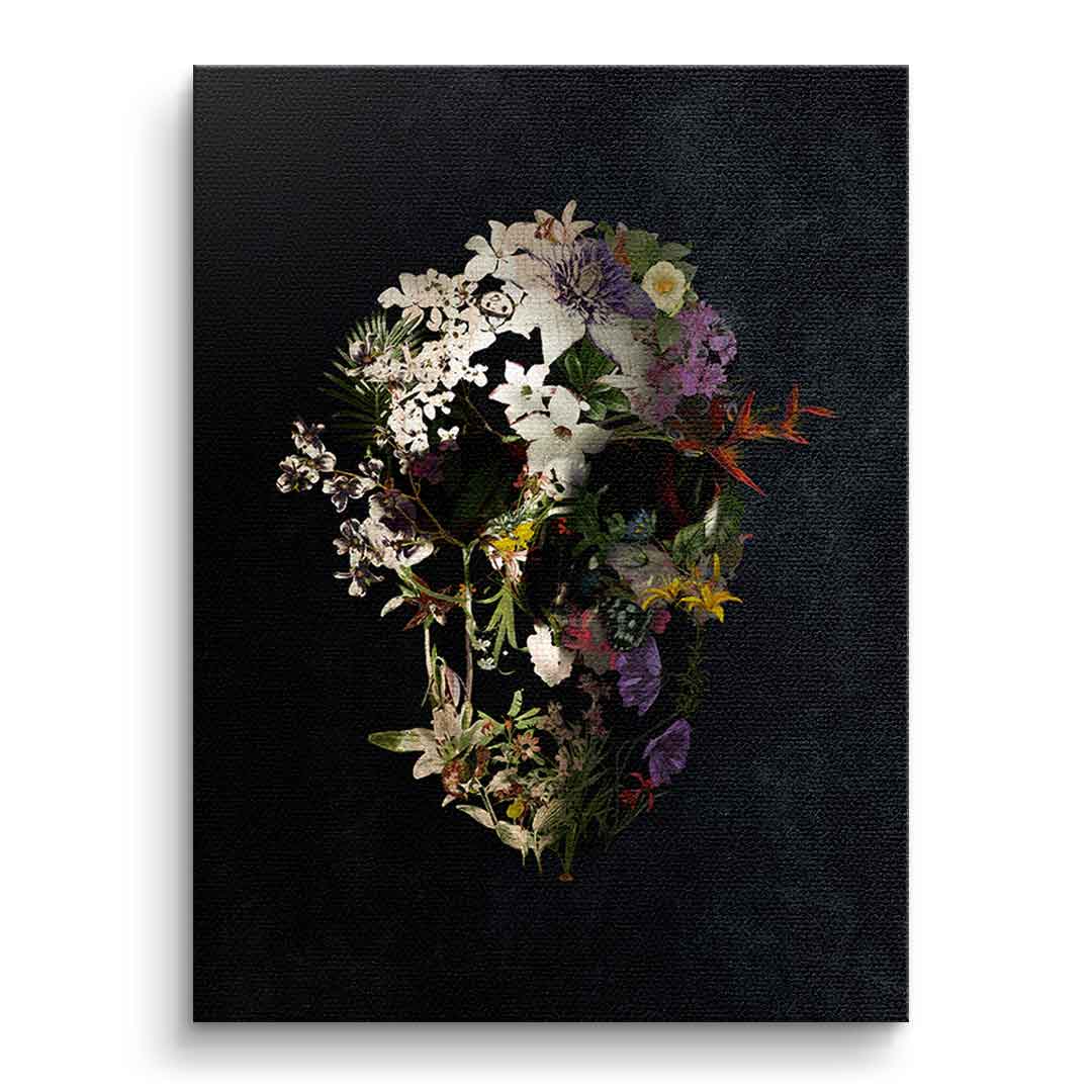Canvas Art Spring Skull Portrait Wall Art