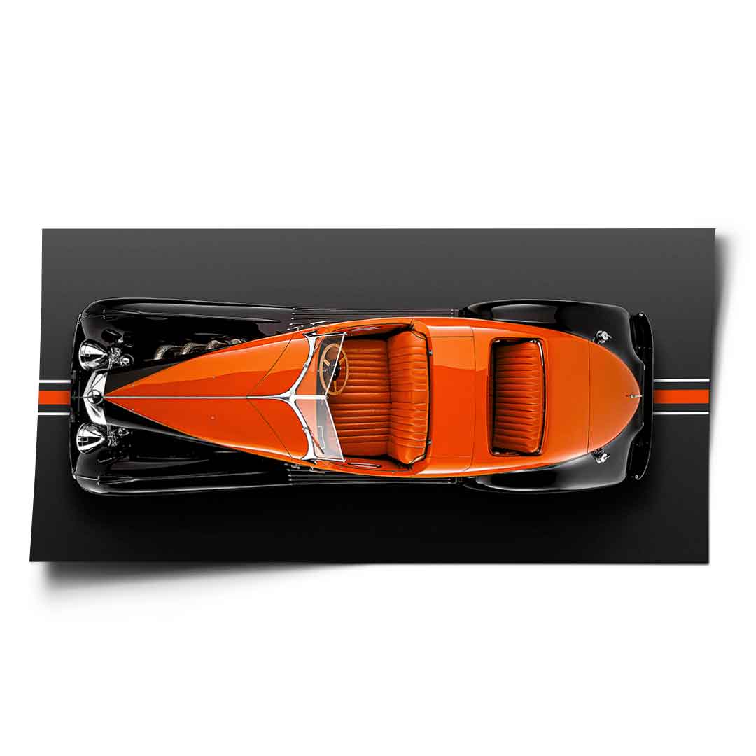 Poster Bugatti Type 57SC Atlantic Auto Kunstdruck Wandbild – DOTCOMCANVAS®