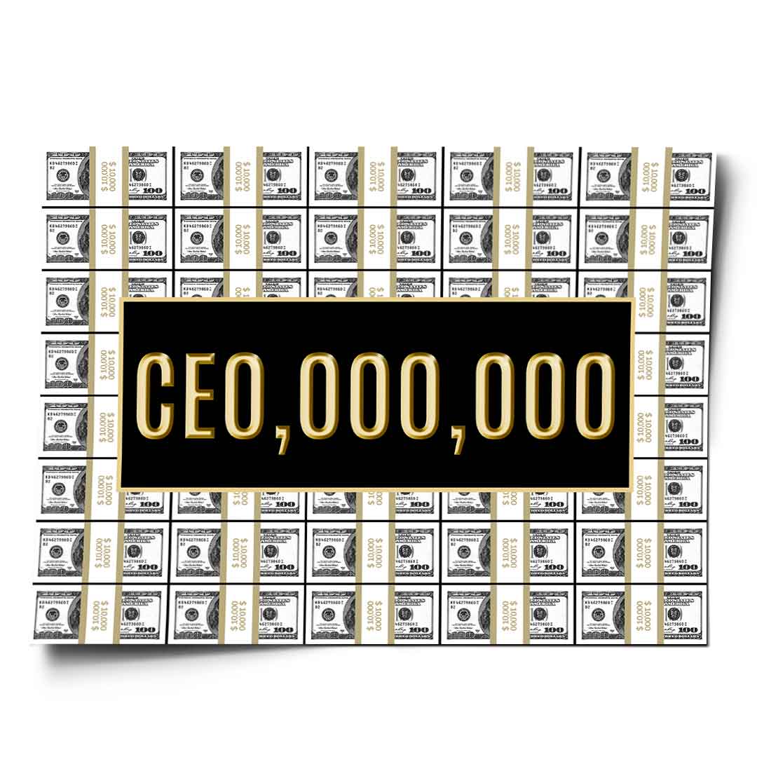 Poster CEO.000.000 Wandbild Kunstdruck – DOTCOMCANVAS®