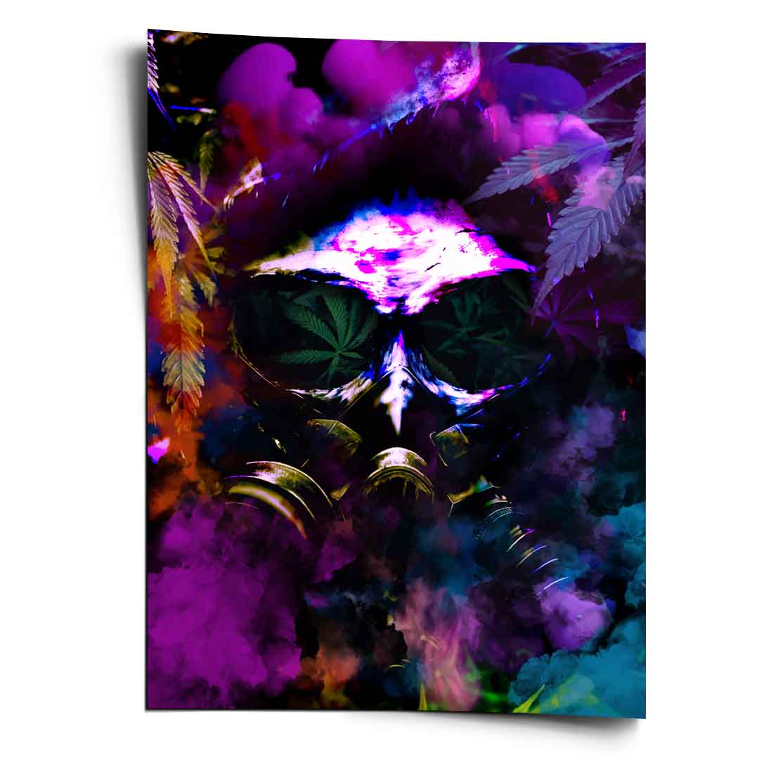Poster Cannabis Feld Wandbild Kunstdruck – DOTCOMCANVAS®