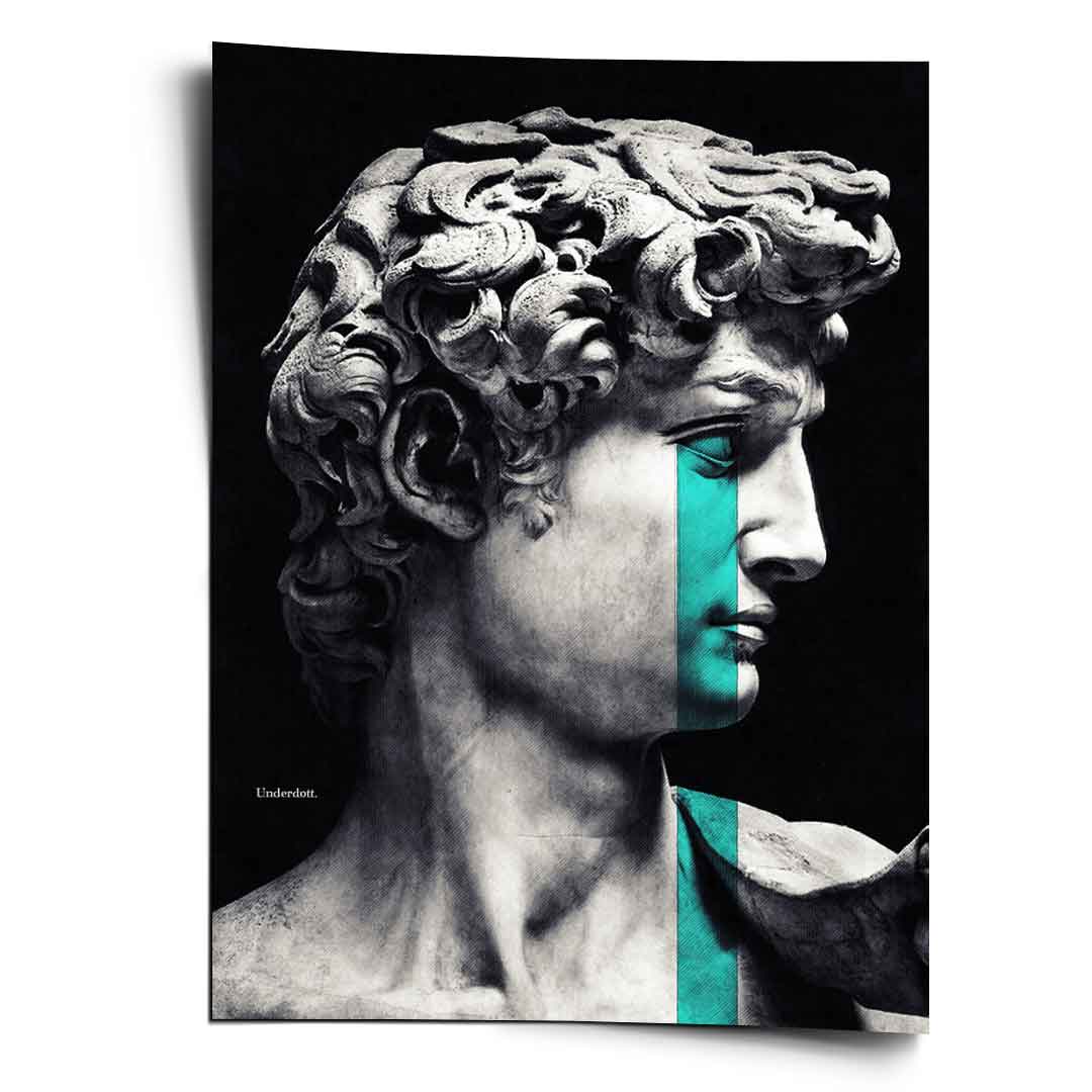 Poster Crying David Kunstdruck Wandbild