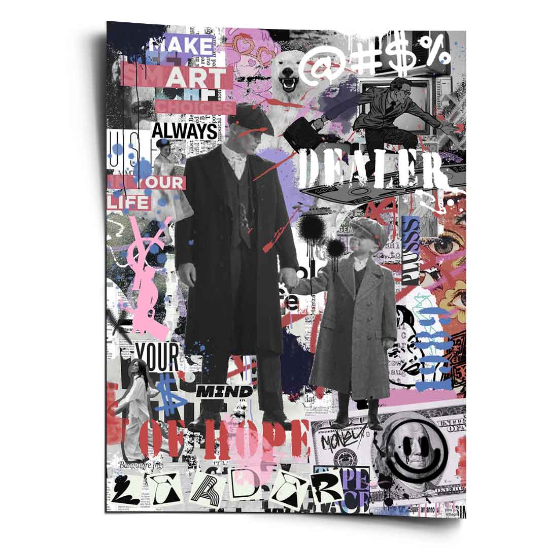 Poster Dealer Of Hope collage pop art art print wall art – DOTCOMCANVAS®