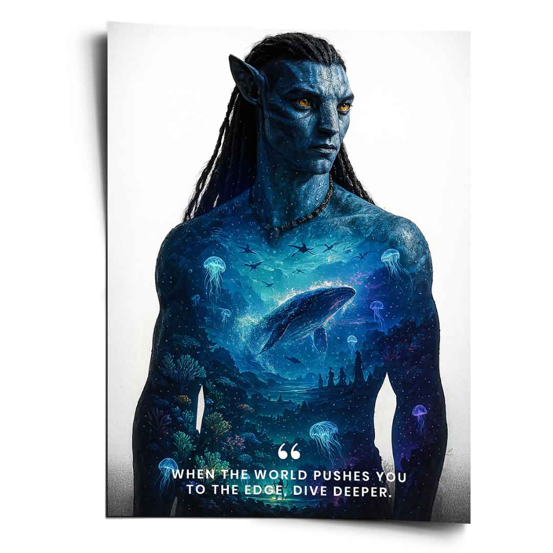 Poster Dive Deeper Kunstdruck Wandbild – DOTCOMCANVAS®