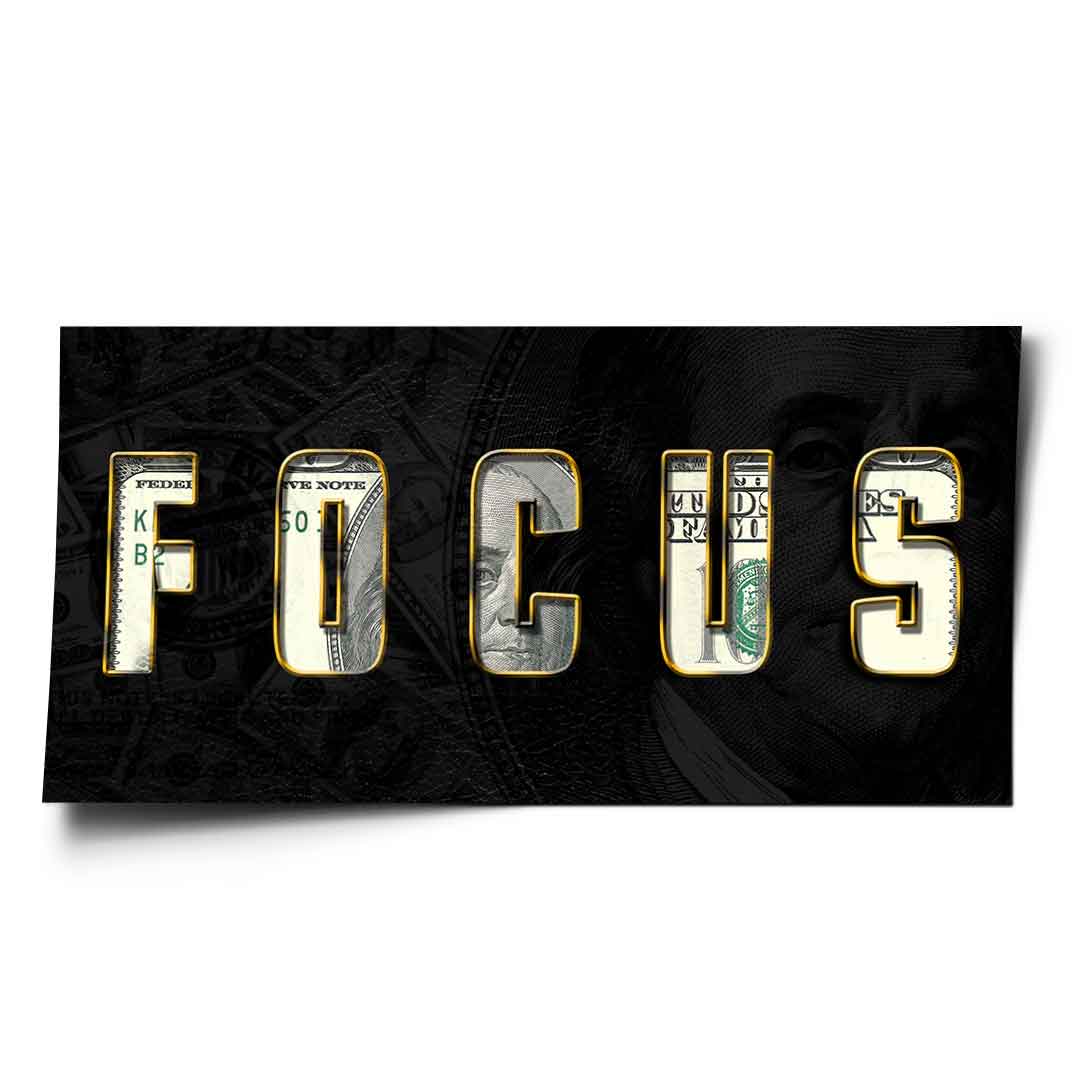 Poster Focus Motivation art print Wall Art