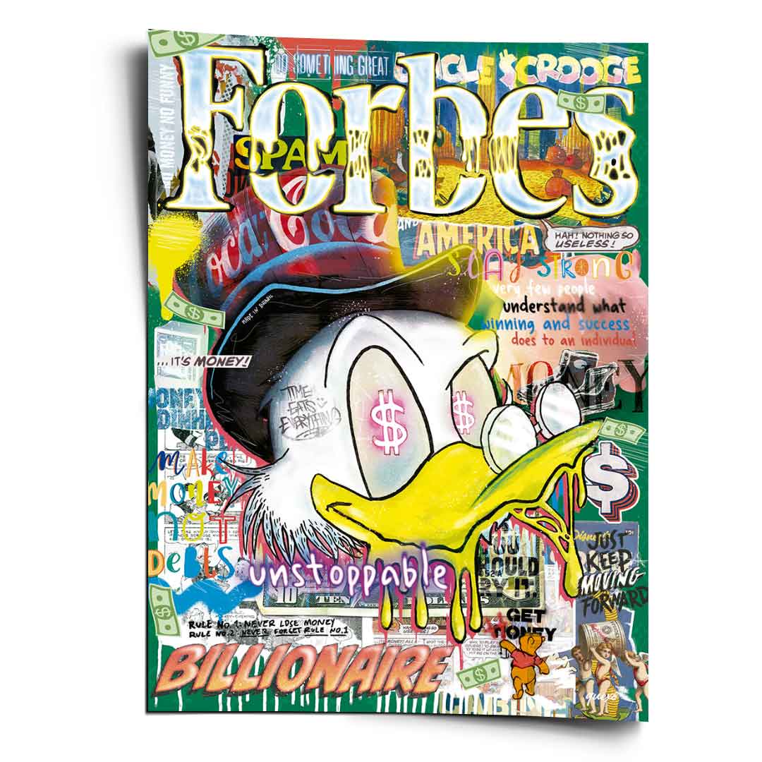 Poster Forbes Vol. 1 Duck Comic Pop Art Portrait Art Print Wall Art