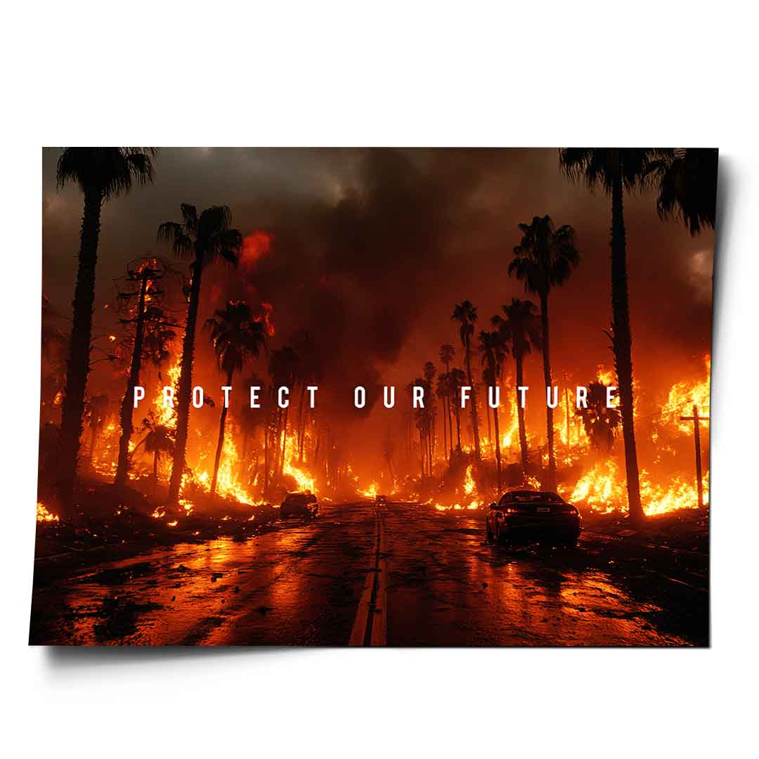 Poster Protect our future No 2 protect our future Kunstdruck ...