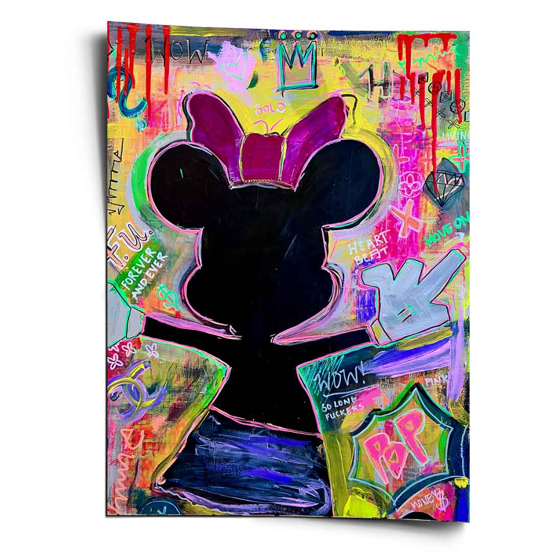 Poster Move On Comic Cartoon Wandbild Kunstdruck – DOTCOMCANVAS®