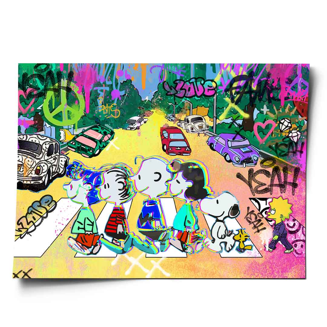 Poster Peanuts Pop Art Comic Wall Art Print – DOTCOMCANVAS®