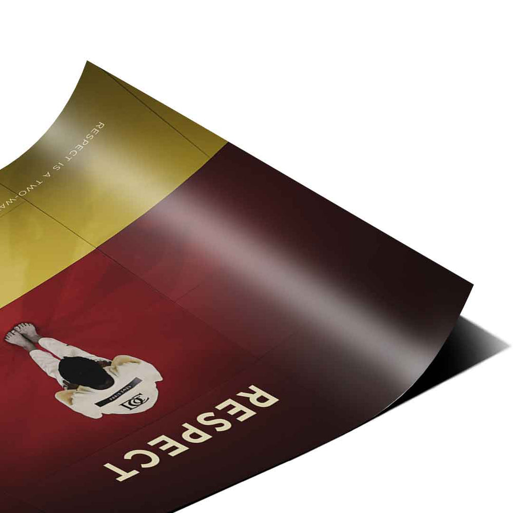 Poster Respect Motivation Spruch Kunstdruck Wandbild