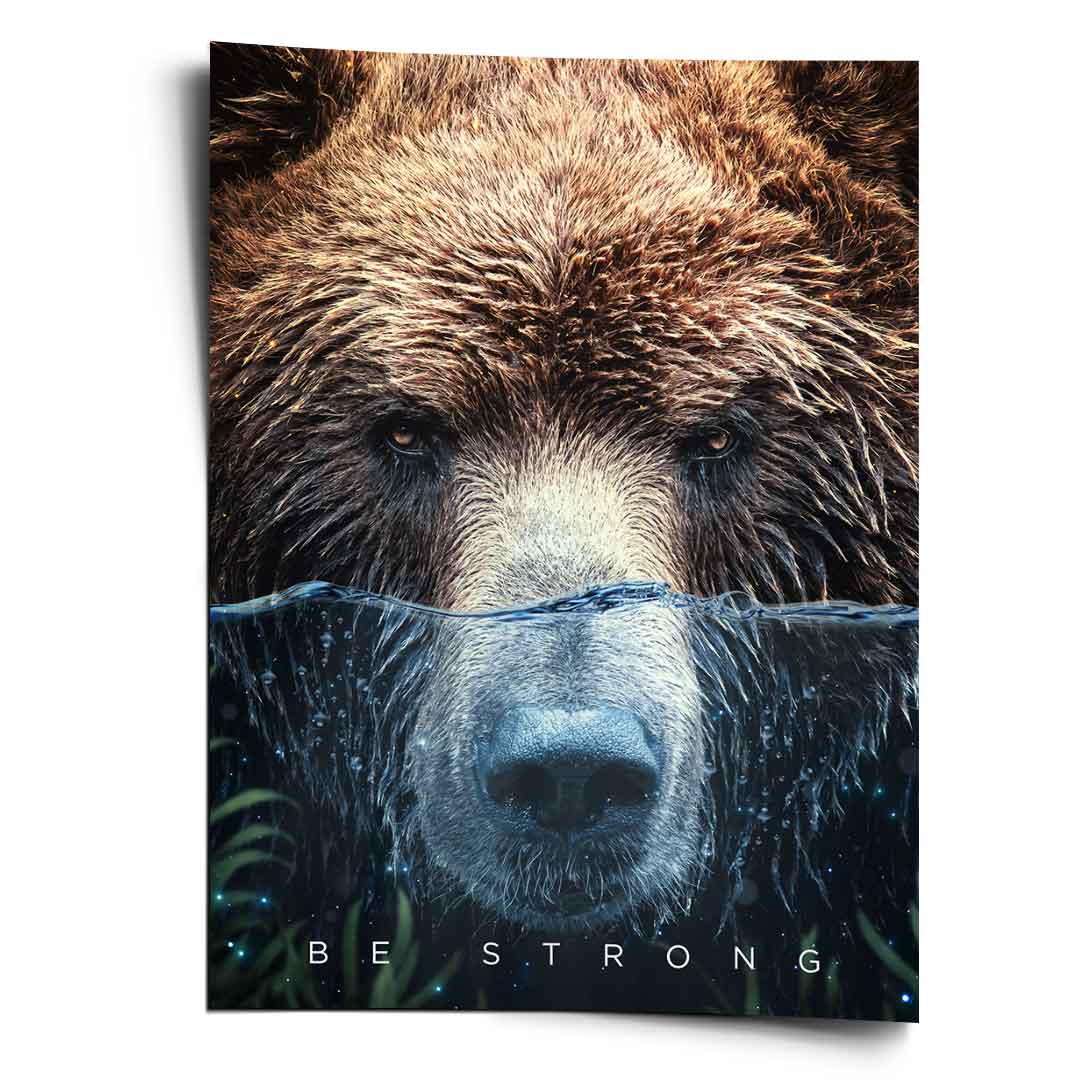 Poster Strong Face Wall Art Art print
