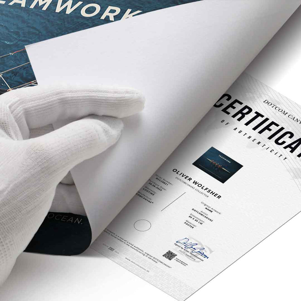 Poster Teamwork Motivation Saying Art Print Wall Art