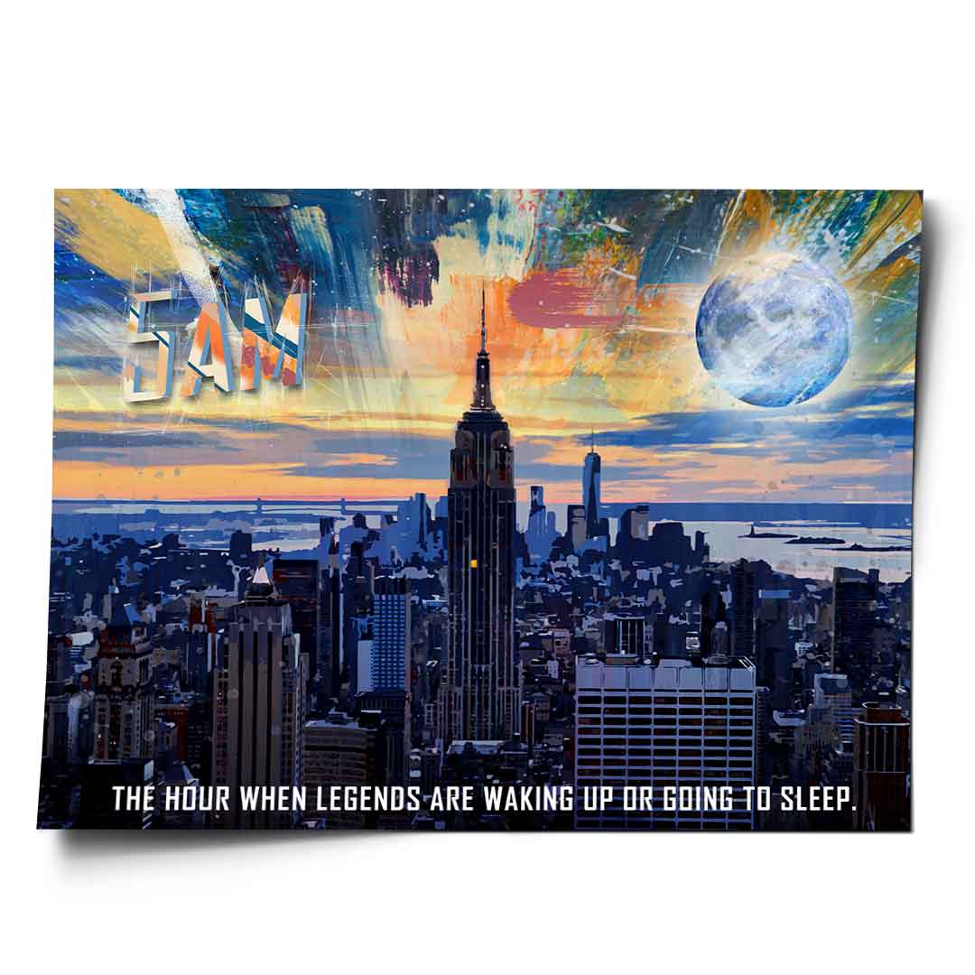 Poster The 5AM Club Mindset Motivation Wall Art Print – DOTCOMCANVAS®