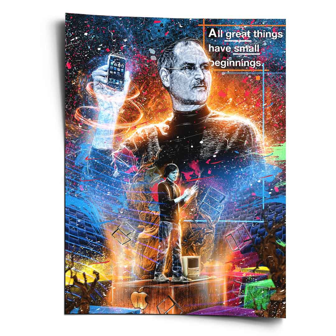 Poster Transformation Steve Jobs Wall Art art print