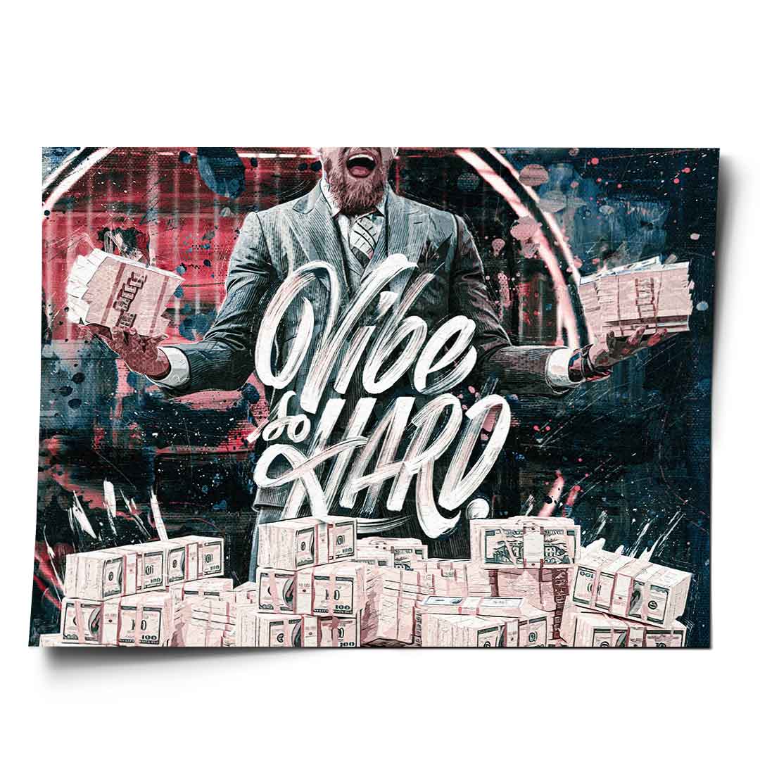 Poster Vibe so Hard Wandbild Kunstdruck – DOTCOMCANVAS®