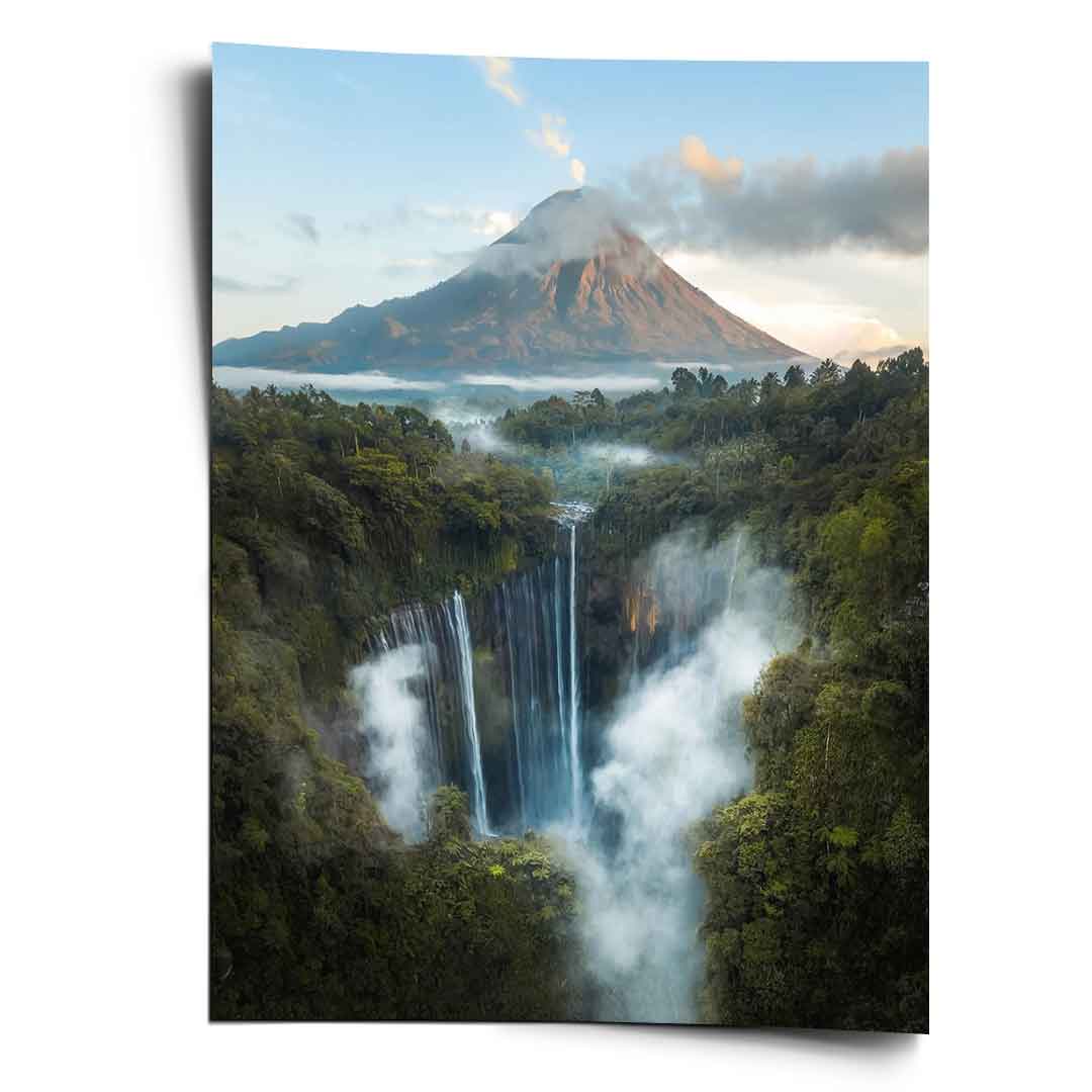 Poster Waterfall Bay Kunstdruck Wandbild