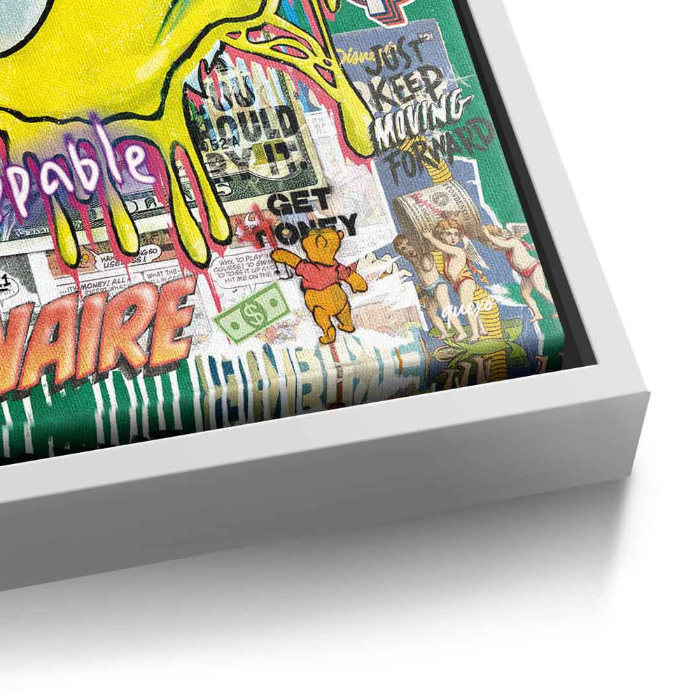 Leinwandbild Forbes Dagobert Duck Comic Pop Art collage DOTCOMCANVAS