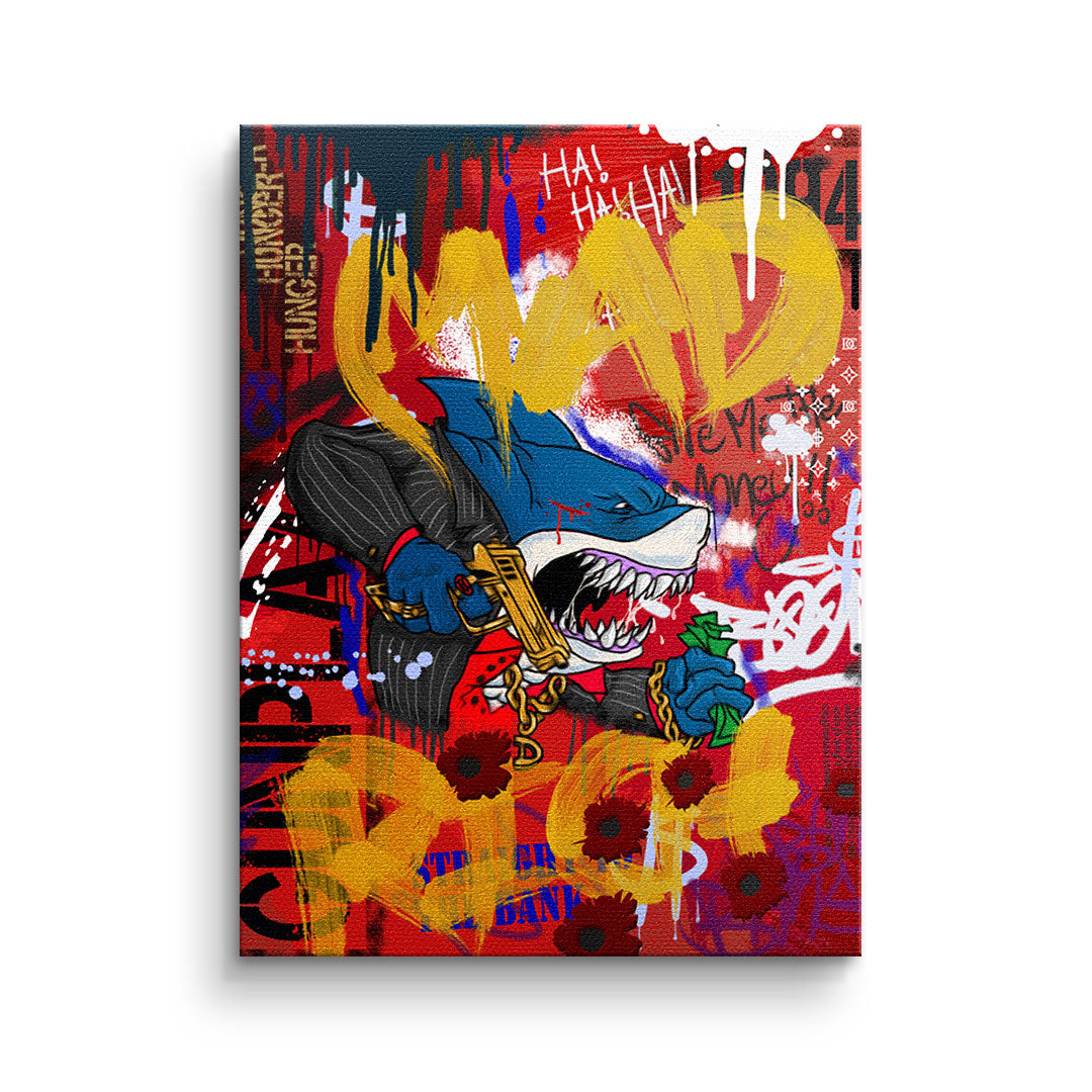 Premium motivational picture - MAD RICH - Mindset - Money Shark - Boss ...