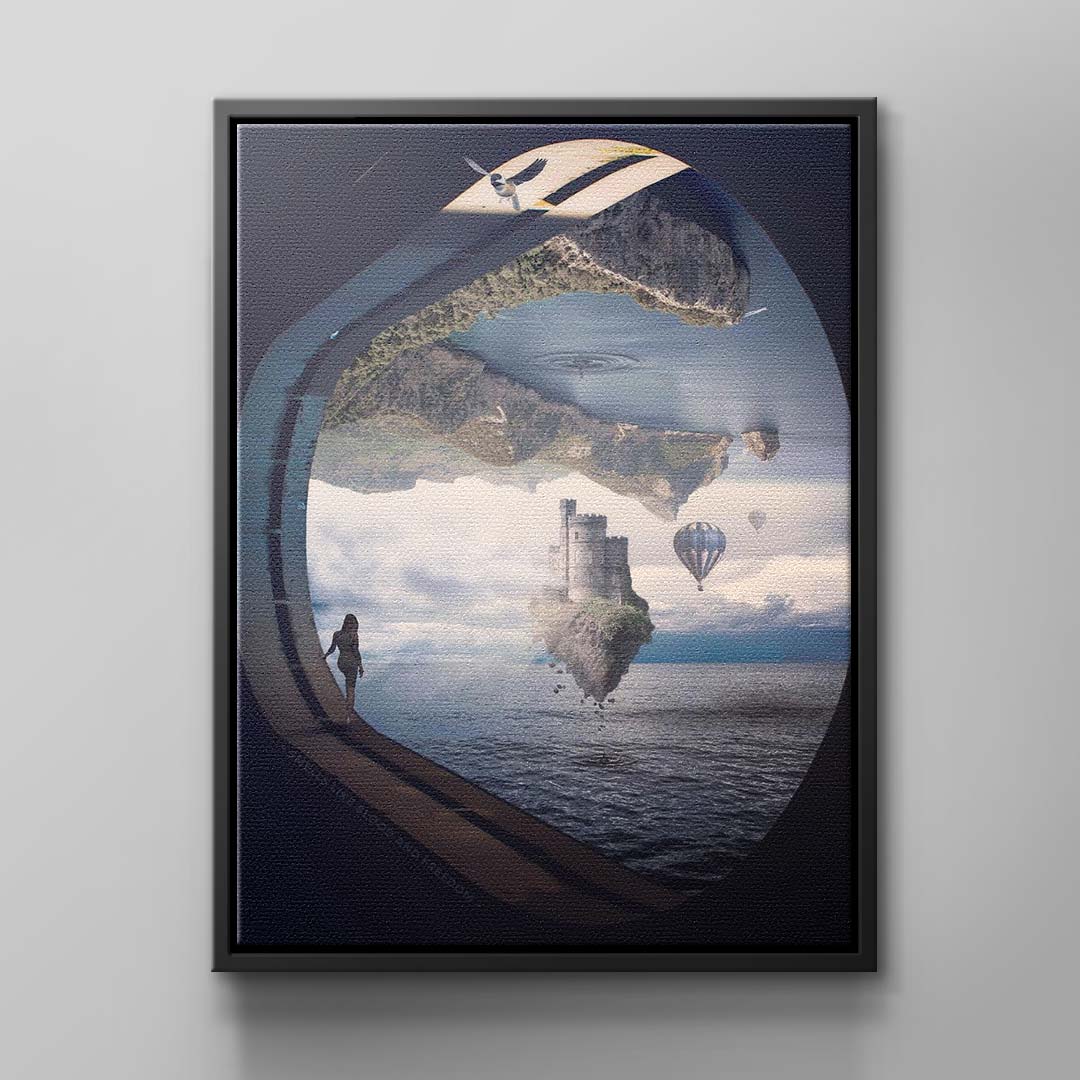 Abstract Wall Art Surrealism with an inverted world by